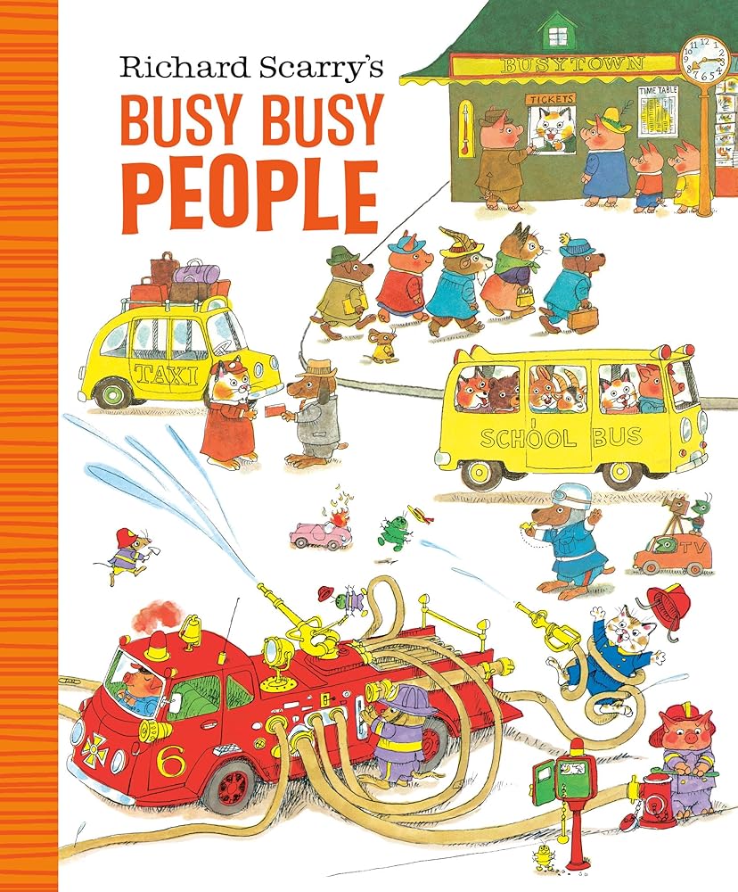 Richard Scarry's Busy Busy People (Richard Scarry's BUSY BUSY Board Bo ...